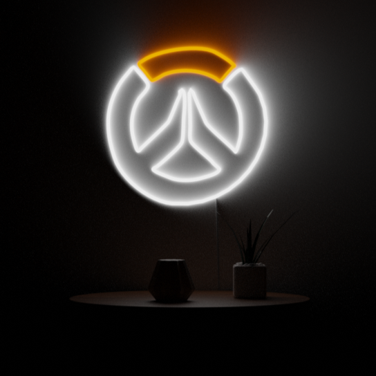 OVERWATCH Logo neon sign