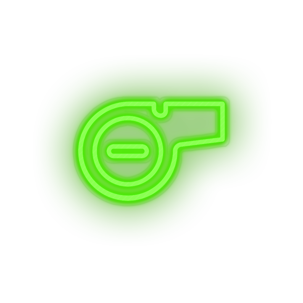 Whistle Neon Sign - Sport Led Neon Decor